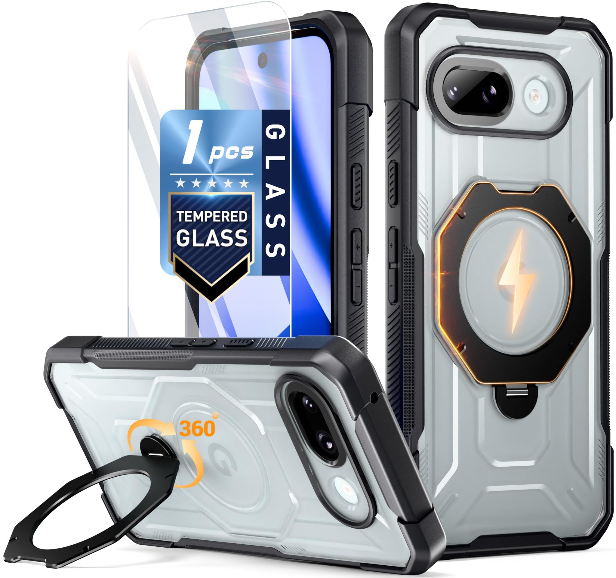 Google Pixel 10A Spartan Case with Ring Stand – Poetic Cases